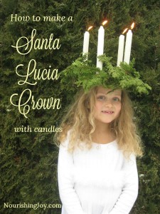 How to Make a Santa Lucia Crown (with Candles!)