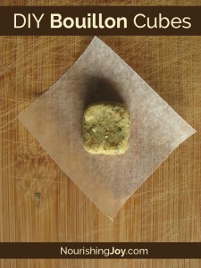 Homemade Bouillon Cubes