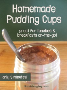 Easy 5-Minute Homemade Pudding Cups