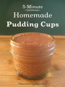 Easy 5-Minute Homemade Pudding Cups