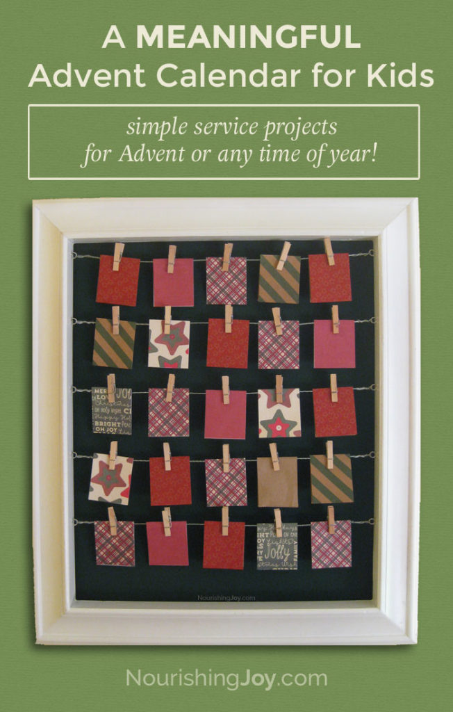 25 Days of Service Advent Calendar