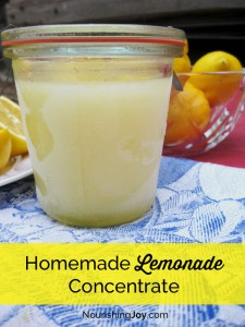 Homemade Lemonade Concentrate