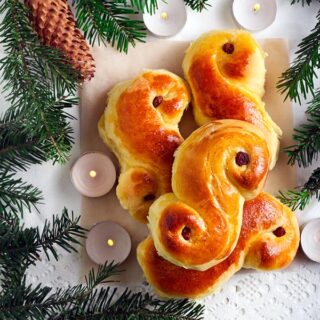 Santa Lucia Sweet Saffron Buns: Swedish Lussekatter Recipe