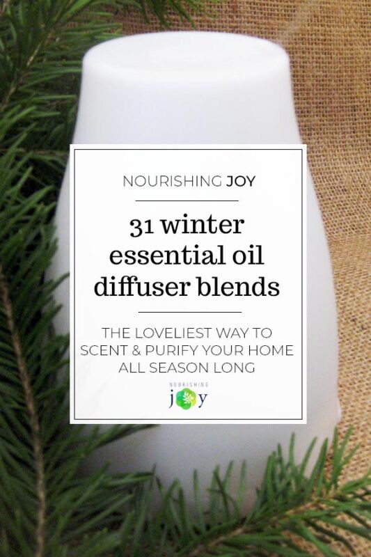 31 Easy Winter & Holiday Essential Oil Diffuser Blend Recipes